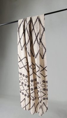 Rideau - Iris (noir/blanc) - Trendcarpet.fr