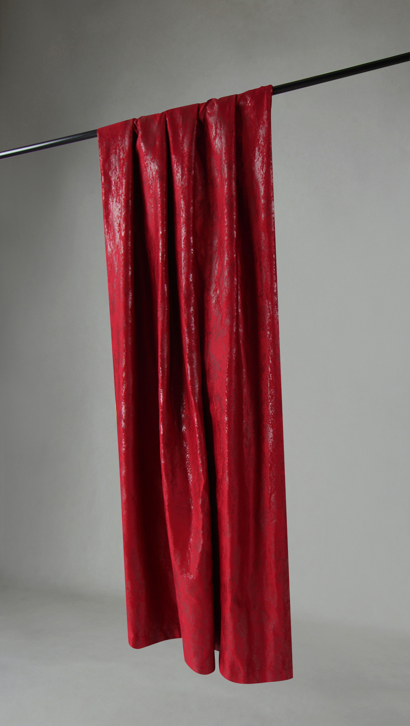 Rideaux - Rideau en velours Ofelia (rouge)