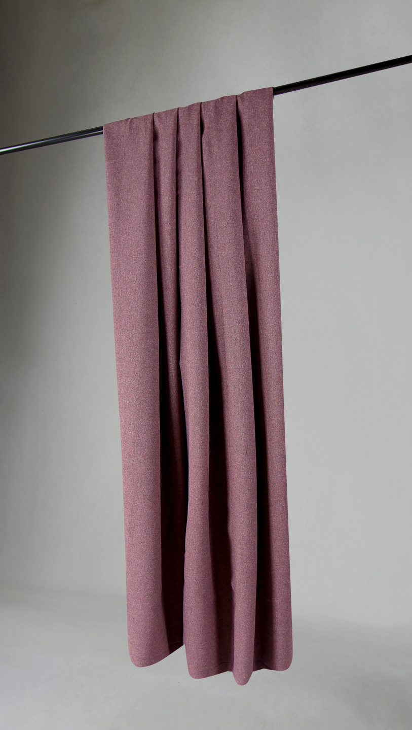Rideaux - Rideau en lin Lilou (violet) - Trendcarpet.fr